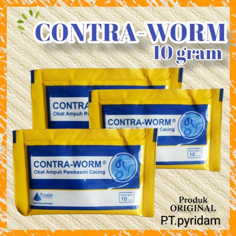 Jual READY CONTRAWORM CONTRA WORM CONTRA-WORM 10GRAM 1 SACHET PYRIDAM ...