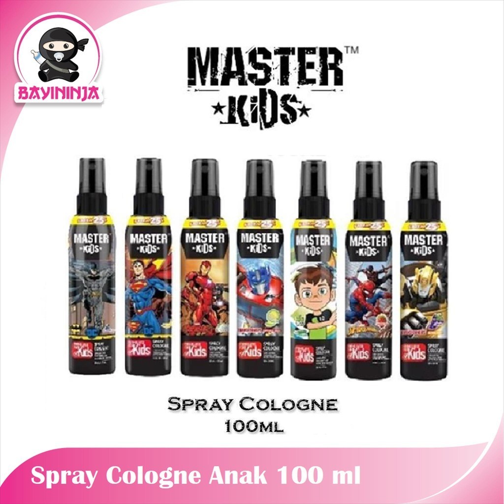 Jual MASTER Kids Spray Cologne 100 ml | Shopee Indonesia