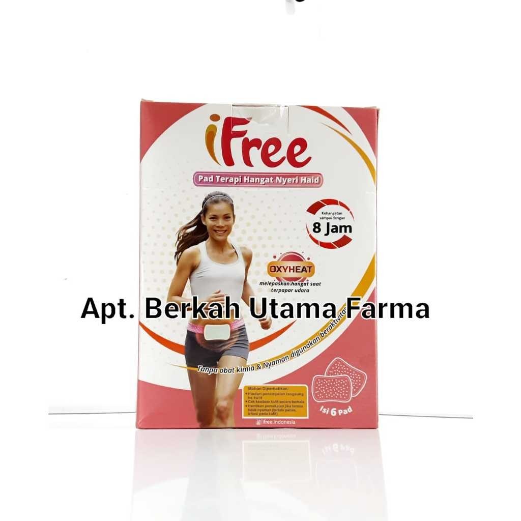 Jual Ifree Pad Terapi Hangat Pereda Haid - Per box isi 6 Sachet ...