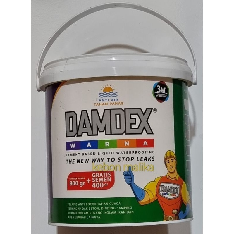Jual Cat pelapis beton anti bocor anti air tahan panas Damdex warna 0.8 ...