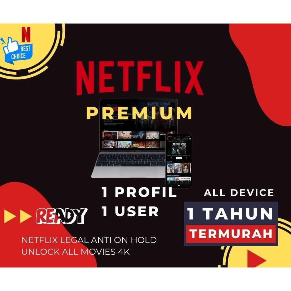 Jual NTFLX PREMIUM 1 TAHUN LEGAL | Shopee Indonesia