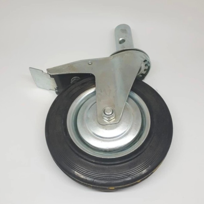 Jual Roda Perancah Roda Steger Scaffolding 8 Inch Karet | Shopee Indonesia