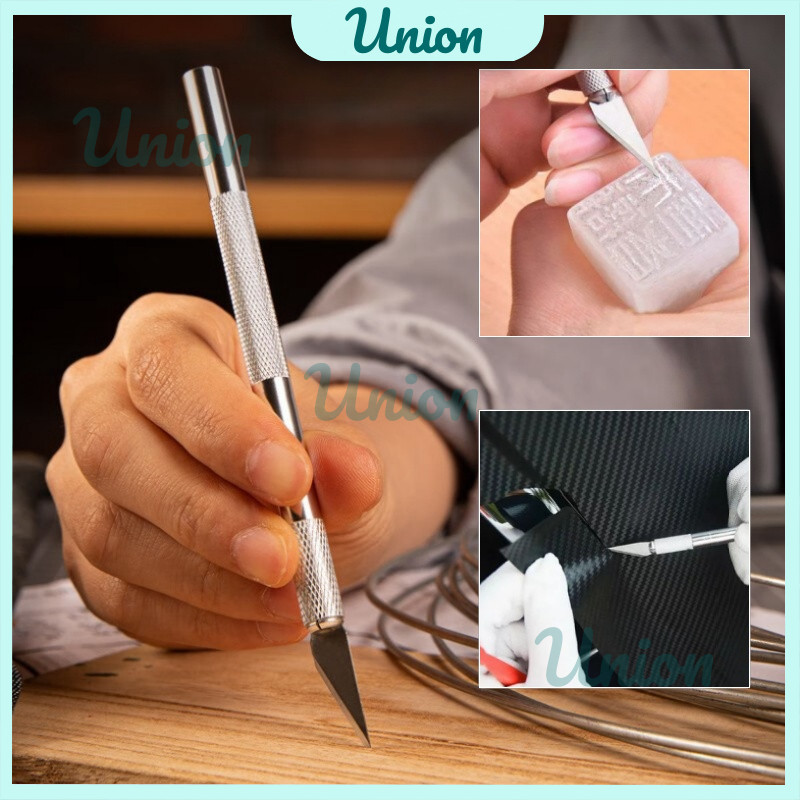 Jual Um Pisau Ukir Seni Cutter Samoyed Kerajinan Tangan Sayat Mata Tajam Potong Pisau Ukir