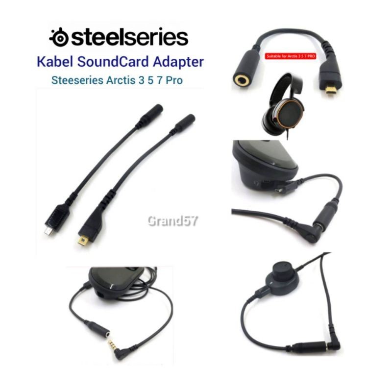 Jual Kabel Adapter Steelseries Arctis 3 5 7 Pro Sound Card Cord ...