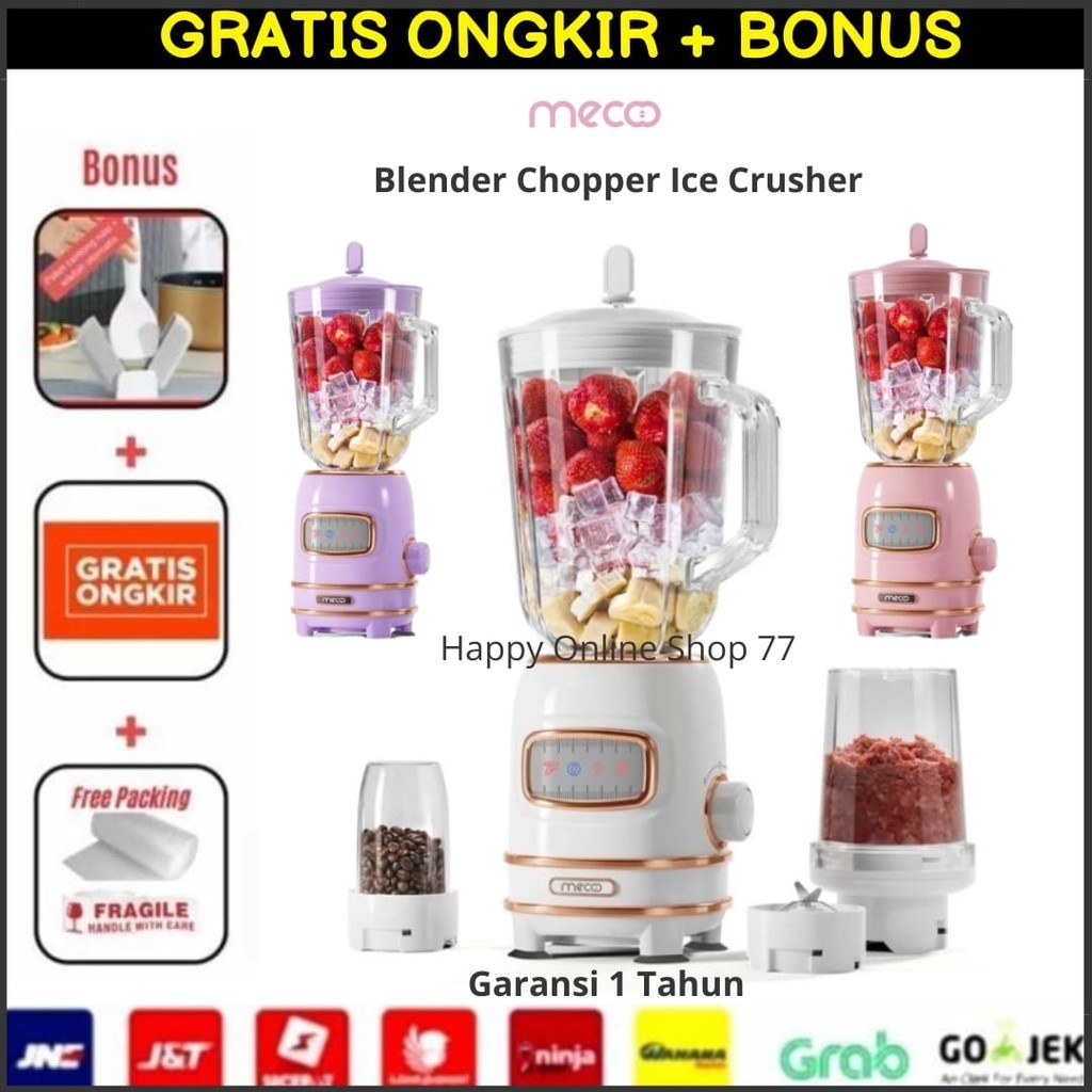 Jual Mecoo Blender Chopper Grinder Ice Chruser - Blender Mecoo 4 in 1 ...