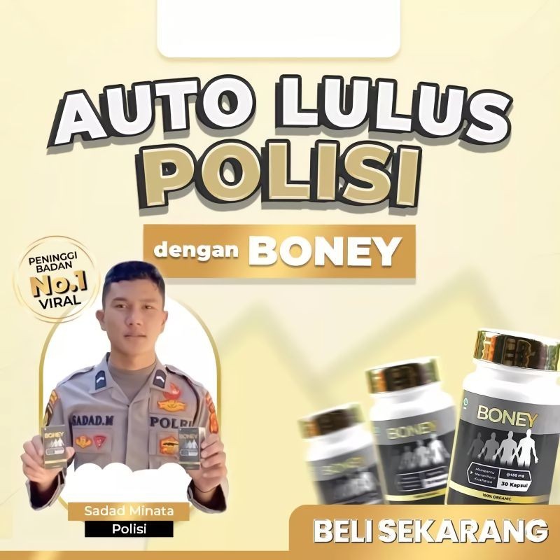 Jual BONEY PENINGGI BADAN TERLARIS ISI 30 CAPSUL ORIGINAL | Shopee ...