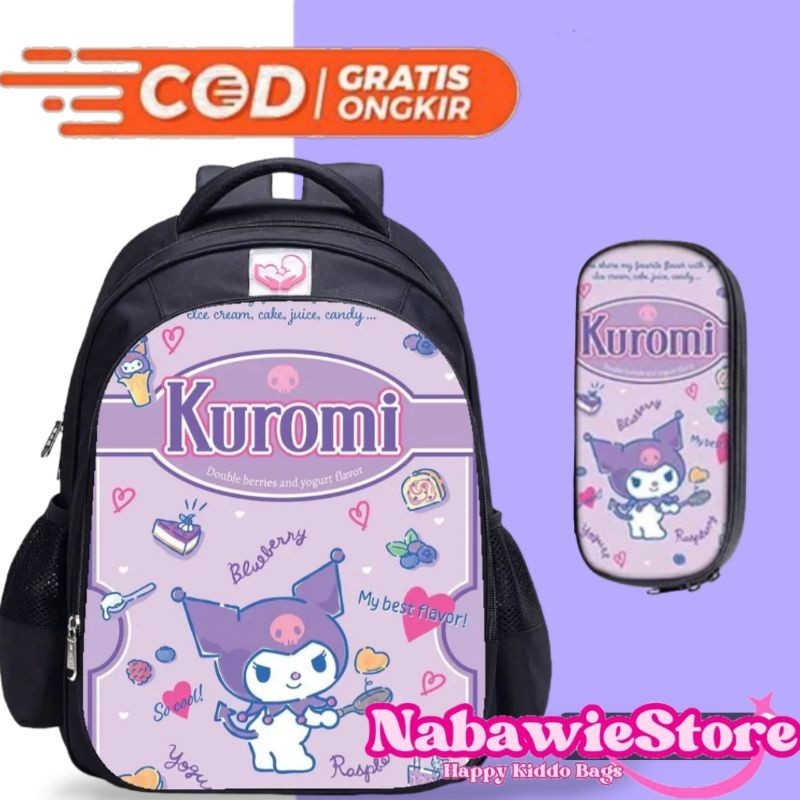 Jual Tas Kuromi Ransel Sekolah SD TK PAUD Backpack Anak Perempuan | Shopee Indonesia