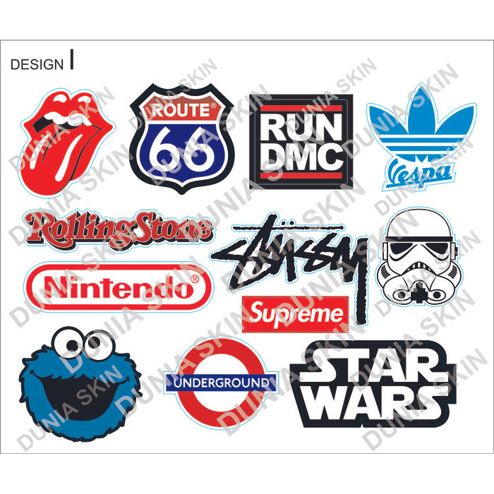 Jual Travel Label / Sticker Koper Rimowa Design I Famous Logo / Brand ...