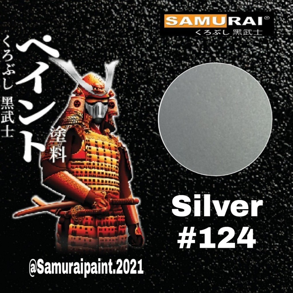 Jual Silver 124 / warna dasar silver / cat samurai / pilok samurai ...