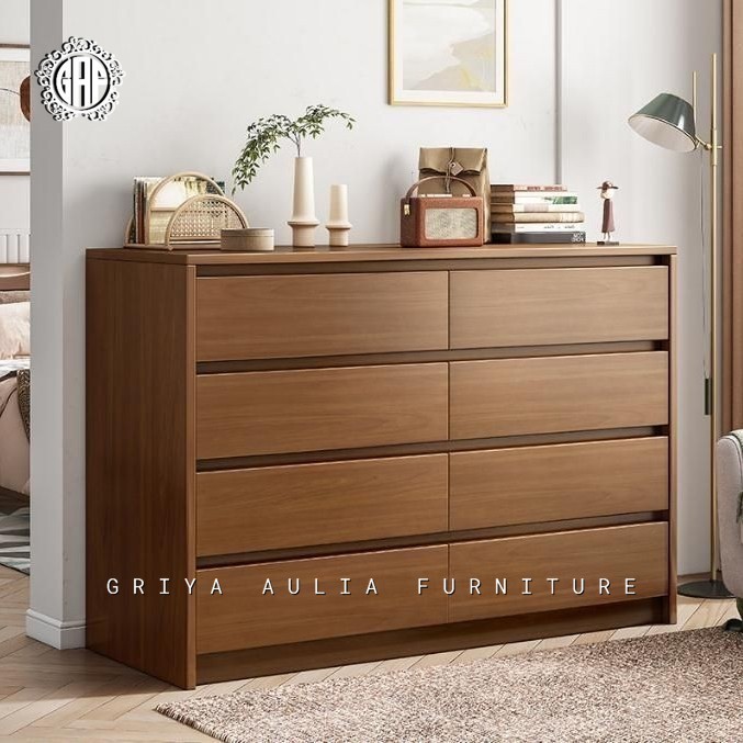 Jual WOOD CABINET MINIMALIS LACI - CABINET DRAWER KAYU JATI - BUFFET ...