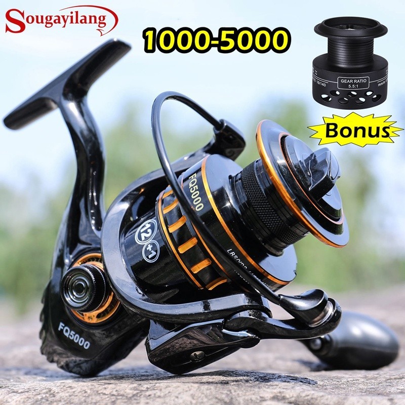 Jual Sougayilang 1000-5000 Reel Pancing 12+1BB Besi Reel Bonus Spool ...