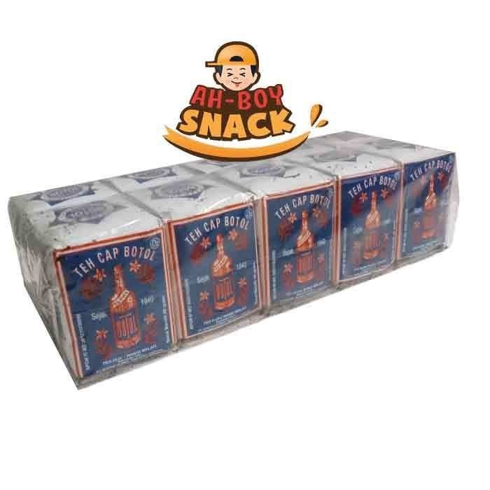 Jual TEH TUBRUK CAP BOTOL BIRU 1 PAX ISI 10 PCS X 40 GRAM | Shopee ...