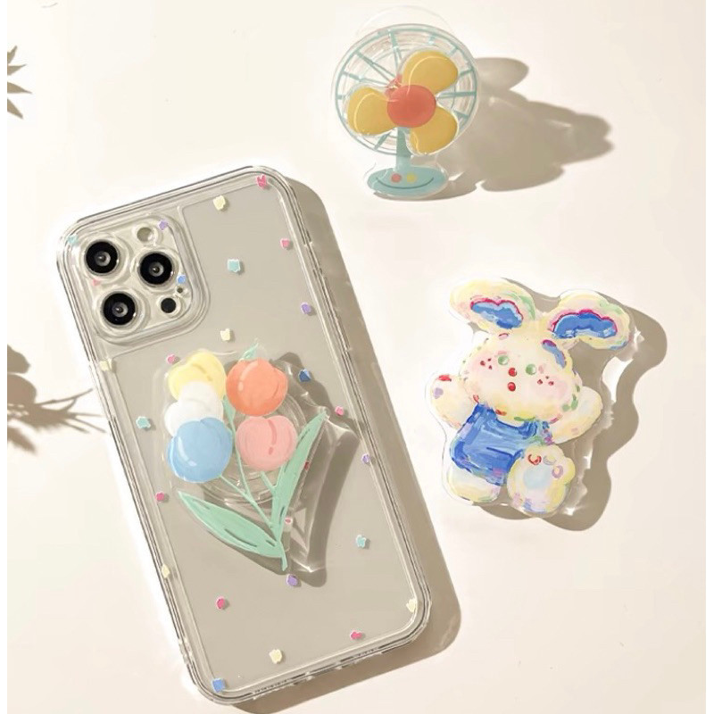 Jual BISA COD POPSOCKET ACRYLIC FLOWER SERIES / POP SOCKET BUNGA TULIP ...