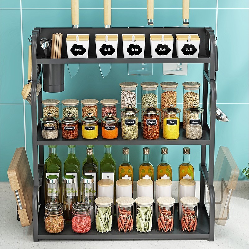 Jual PERABOT Rak Bumbu Masak Dapur Serbaguna 3 Susun - Tempat ...