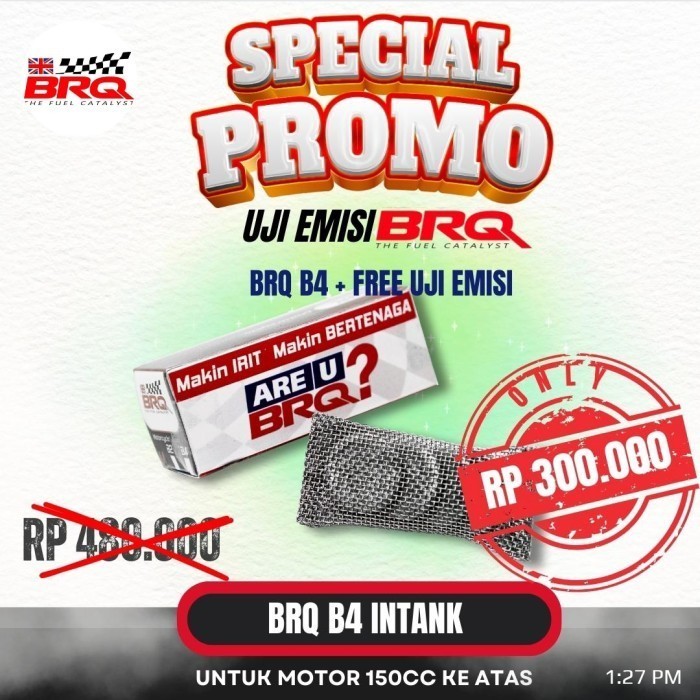 Jual BRQ MOTOR B4 (ISI 4) | PCX NMAX LEXY AEROX | Shopee Indonesia