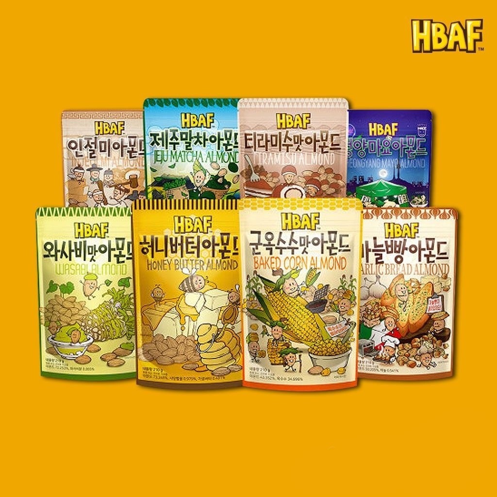 Jual Snack Kacang HBAF Almond Jumbo Pack asal Korea | Shopee Indonesia
