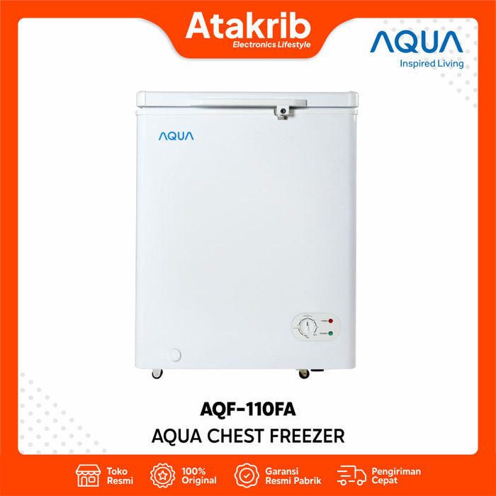 Jual AQUA CHEST FREEZER AQF-110FA Dual Function 100 Liter | Shopee ...