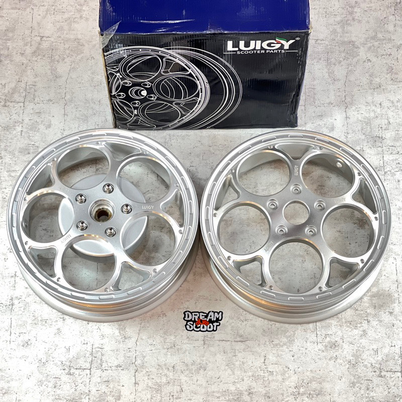 Jual Velg CNC Luigy w125 Silver Vespa Sprint Vespa Primavera Vespa S ...