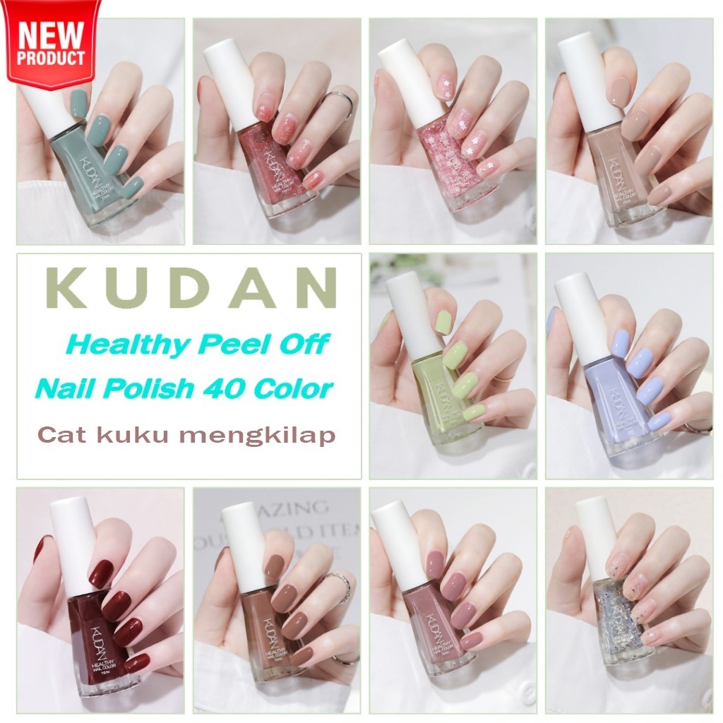 Jual [BPOM]KUDAN 40 warna Bisa Di Kupas Kutek Halal Muslimah Kutek Peel ...