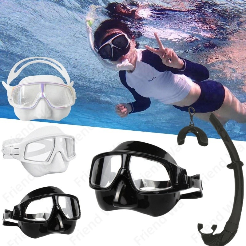 Jual Kacamata Selam Bebas Kit Kombinasi Selang Lipat Snorkel, Kacamata ...