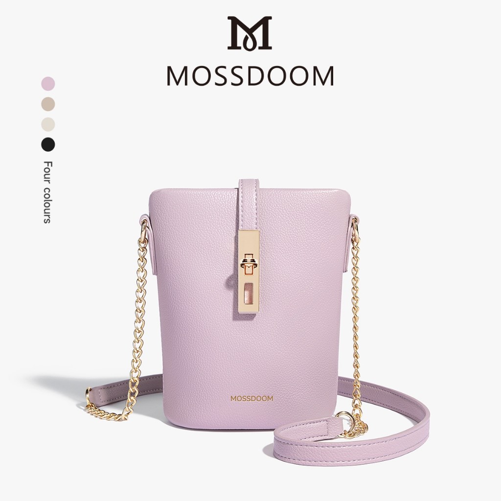 Jual WF45T MOSSDOOM Tas Wanita Elouise Bag Warna Murni Tas Selempang ...