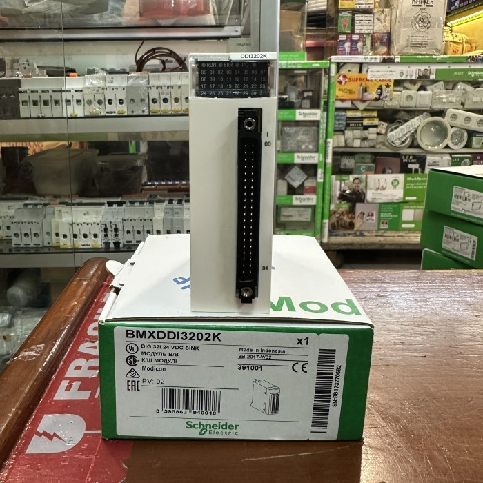Jual PLC SCHNEIDER BMXDDI3202K DIG 32I 24VDC SINK DISCRETE INPUT MODULE ...