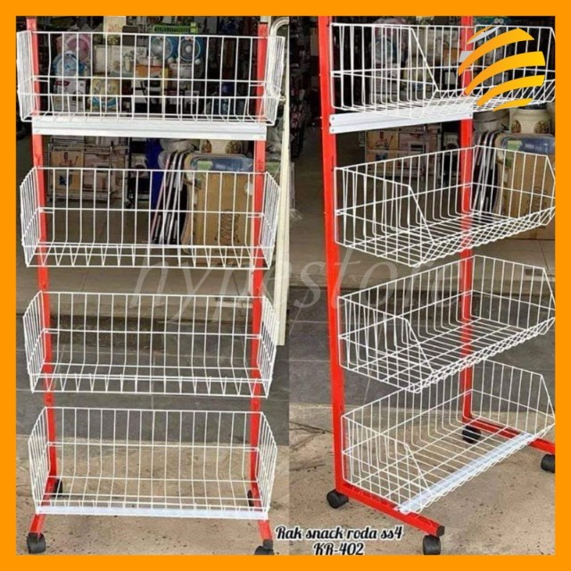 Jual RAK MINIMARKET SUPER JUMBO+RODA KOKOH/RAK SERBAGUNA/RAK TOKO/RAK ...