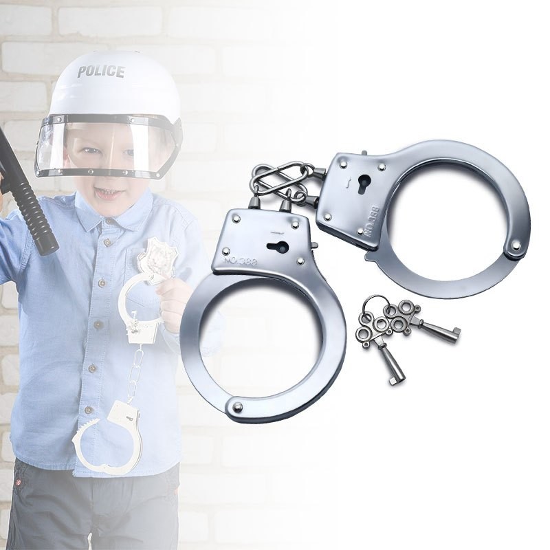 Jual Borgol Tangan Stainless Handcuff Kunci Mainan Prank | Shopee Indonesia