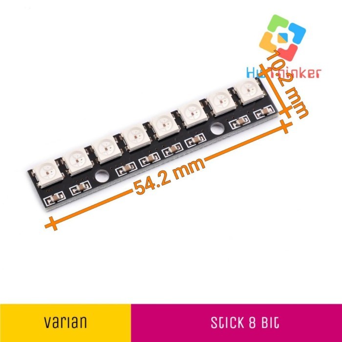 Jual HM27 LED Stick FULL RGB 8bit 8 Bit Ws2812 Ws2812b 5050 NeoPixel 5V ...