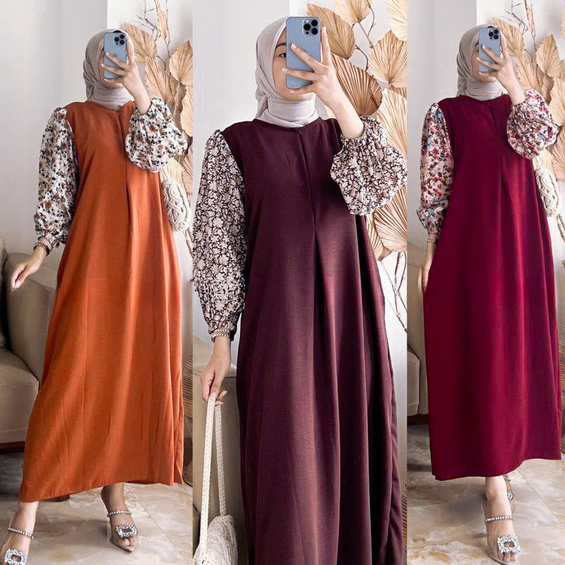 Jual gamis lebaran 2024 model gamis terbaru AMIRA DRESS GAMIS WANITA ...