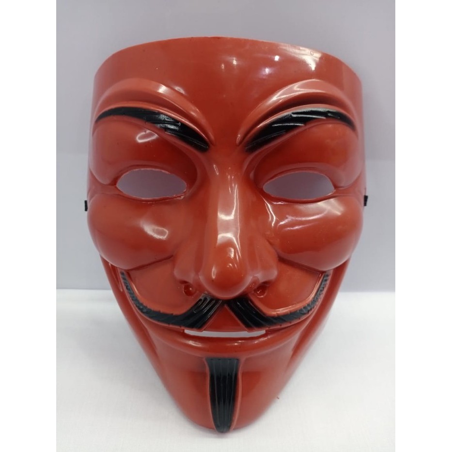 Jual Topeng Anonymous - Topeng Hacker CRIMSON RED Version / Vendeta ...