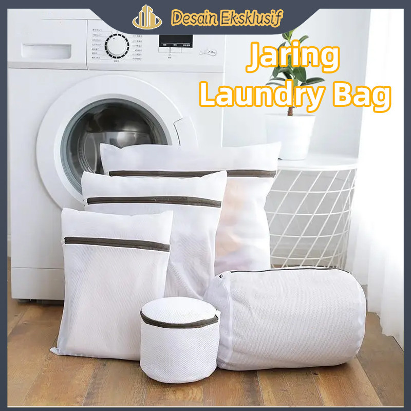 Jual 5PCS Set Jaring Laundry Bag / Mesin Cuci Kantong Bra Baju ...