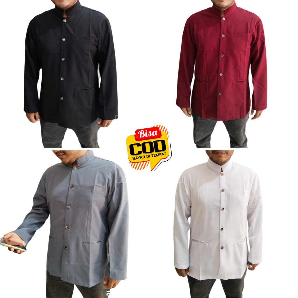 Jual JAS KOKO PRIA / JAS MANDARIN / JASKO POLOS / JASKO PRIA TERMURAH ...