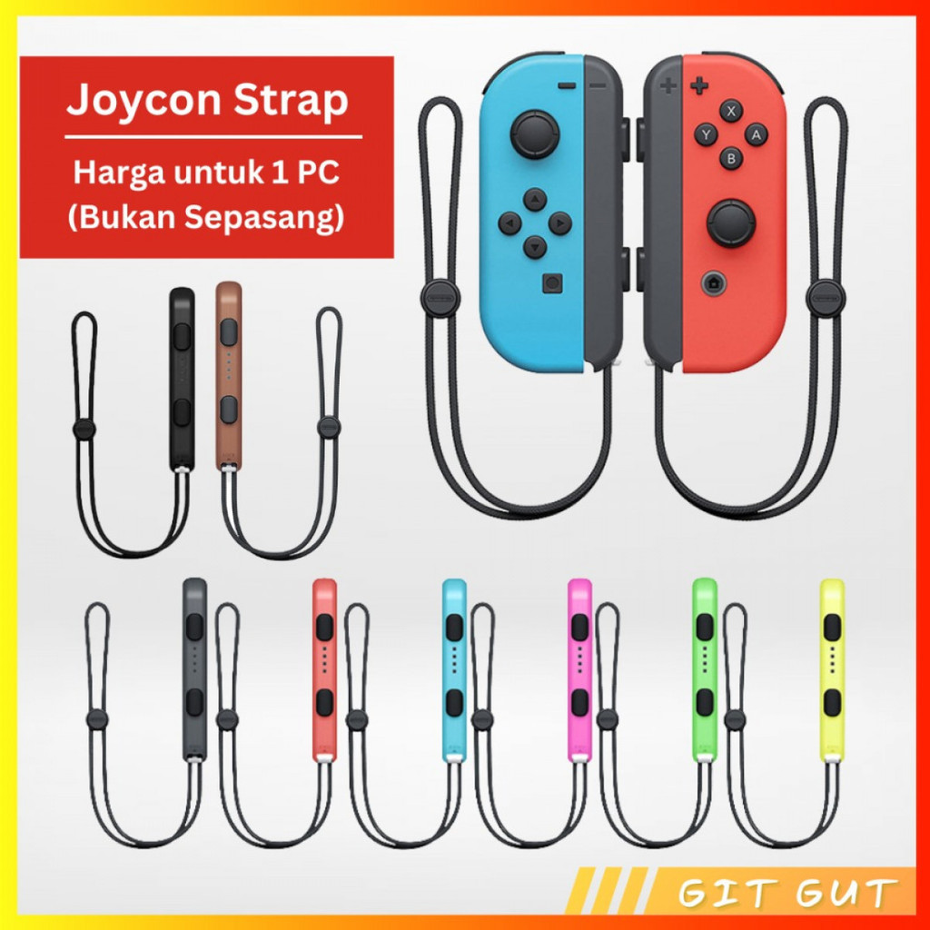 Jual Nintendo Switch Controller Joycon Joy Con Wrist Strap | Shopee ...