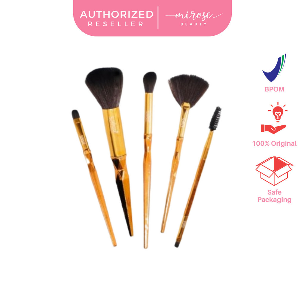 Jual SALSA Abrakada Brush - Kuas Make Up Set Brush Pemula Alat Rias Lembut | Shopee Indonesia