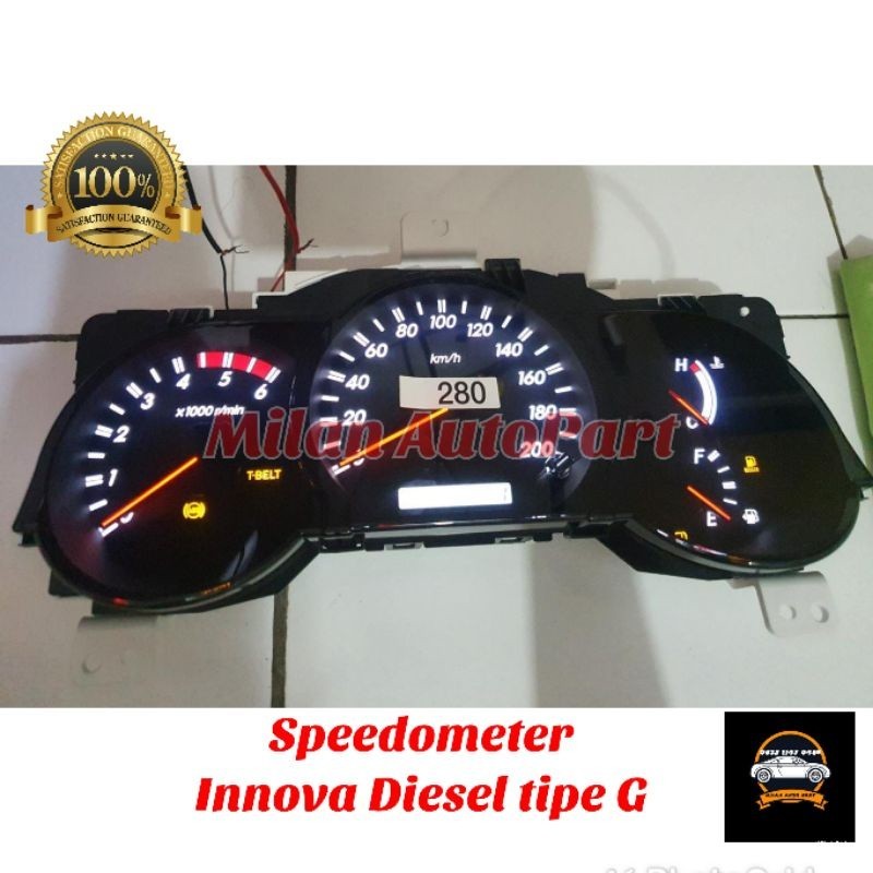 Jual Kilometer Speedometer Innova diesel Matic Manual tipe type V ...