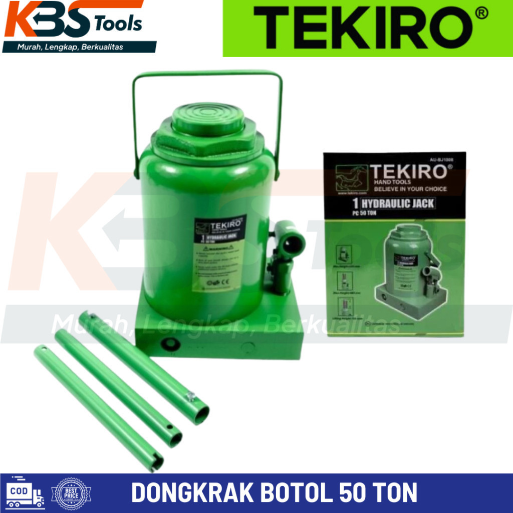 Jual TEKIRO Dongkrak Botol 50 Ton / Hydraulic Jack Tekiro 50T | Shopee ...