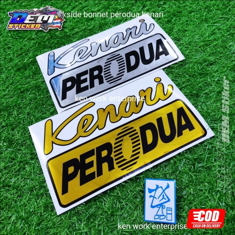 Jual Sticker Kenari Bagian Belakang Bonnet Perodua Kenari Bahan ...