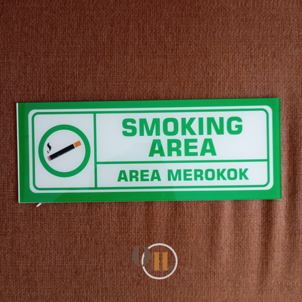 Jual Akrilik Area Merokok - Akrilik Smoking Area - Akrilik Kawasan ...