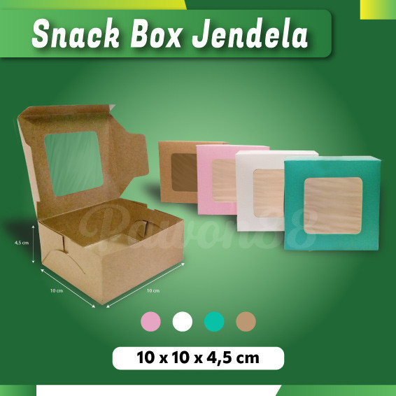 Jual Kotak Box Dus Snack - Dus Catering - Donat isi 1 - JENDELA ...