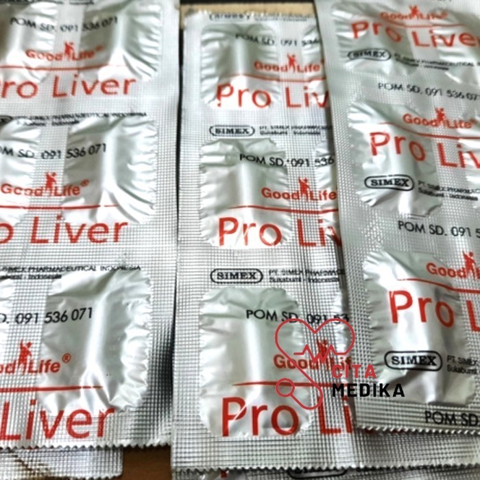Jual ready- GOOD LIFE PRO LIVER / PROLIVER Strip 6 Kaplet -murah ️ ...