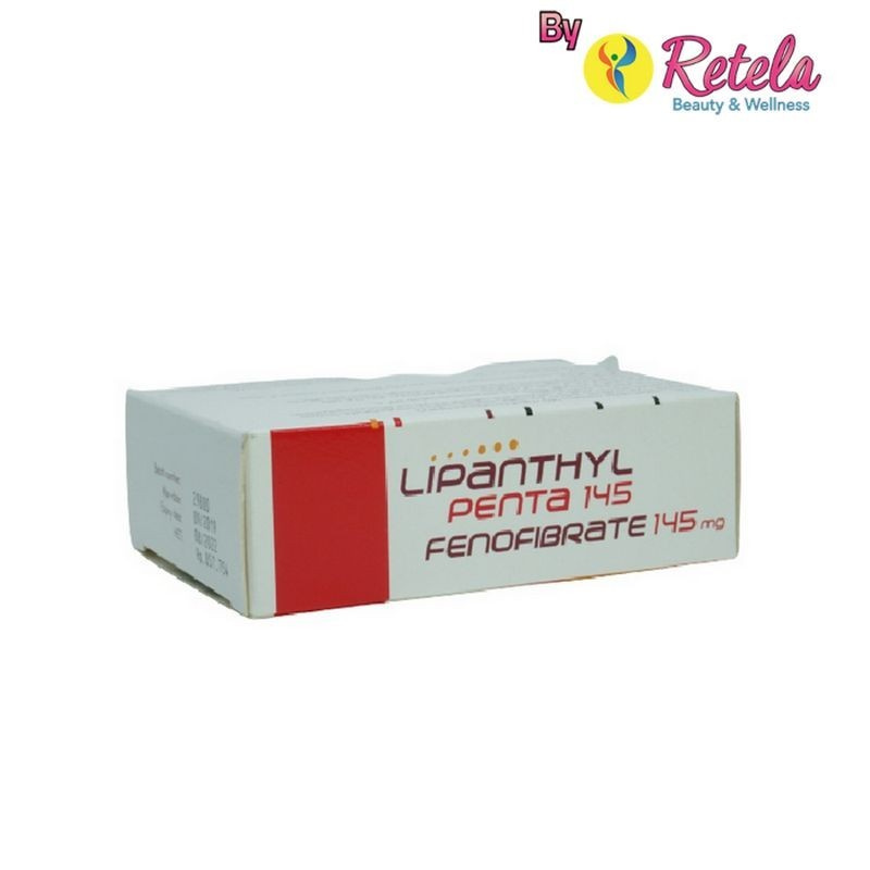 Jual Lipanthyl Penta 145mg 10 Tablet / Fenofibrat / Kolesterol / Diet ...