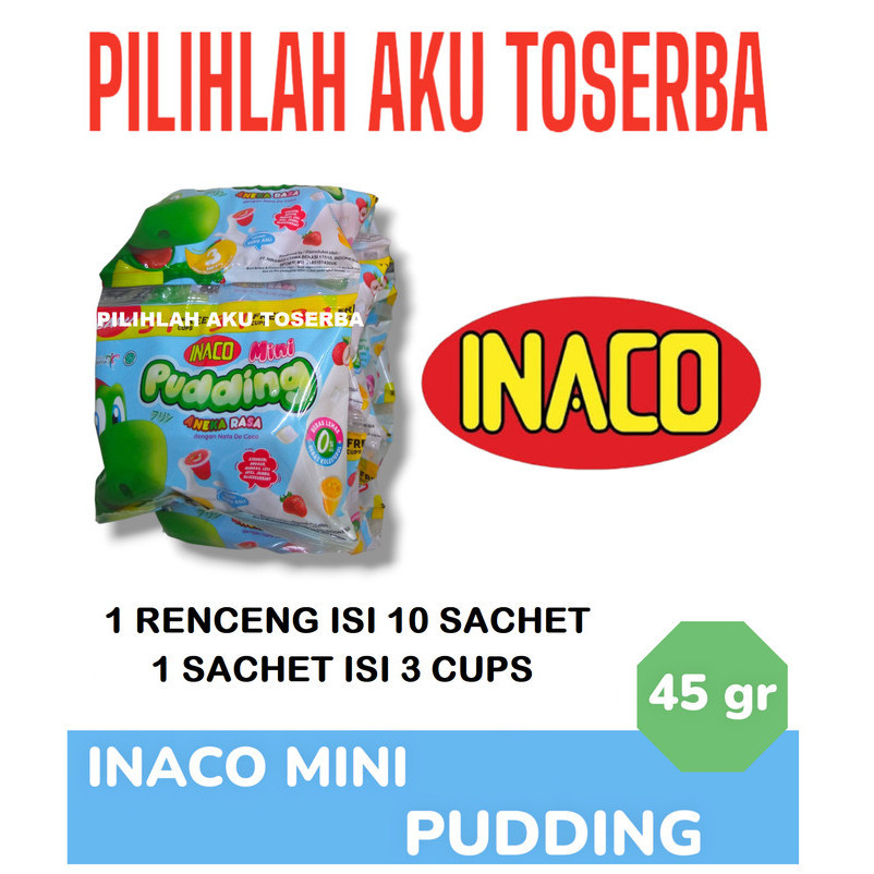 Jual Inaco MINI PUDDING Renceng - ( HARGA 1 RENCENG ) | Shopee Indonesia