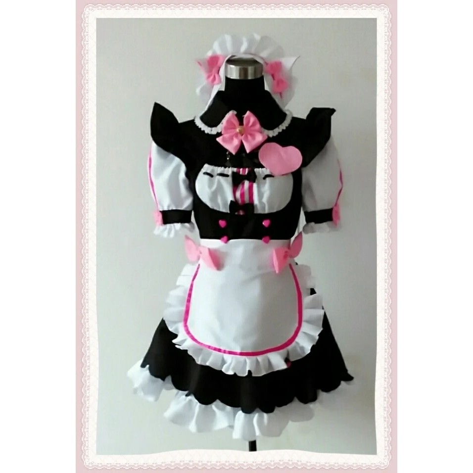 Jual PREORDER nekopara cosplay sissy maid costume lolita uniform ...