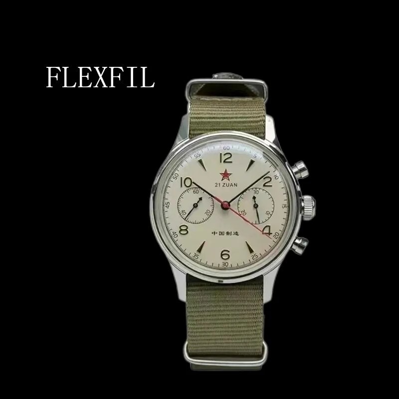 Jual Jam Tangan Pria DUGARY China Aviation Chronograph Quartz 1963 ...