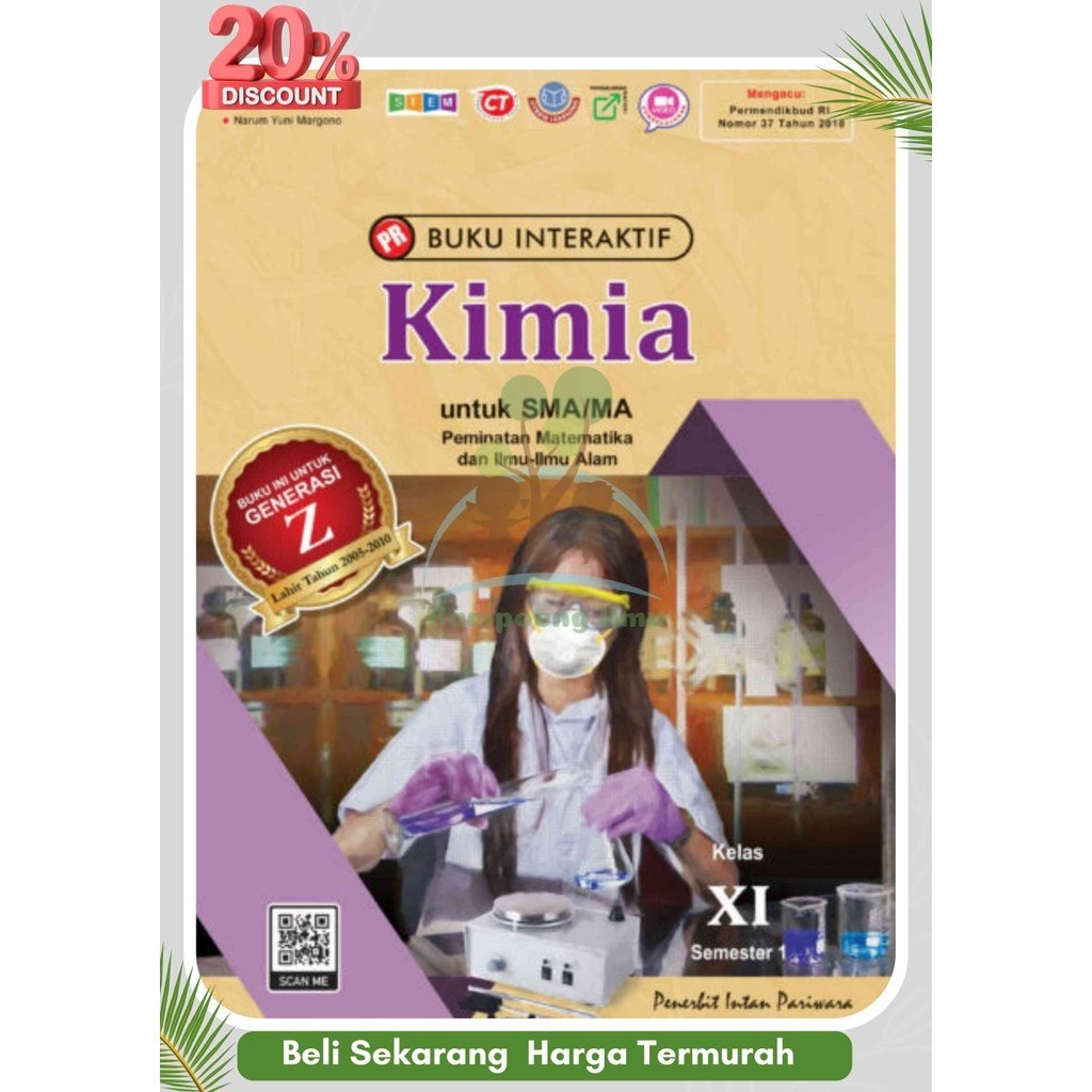 Jual Buku Pr/Lks Kimia K13 SMA/MA Kelas 11/XI Semester 1 Intan pariwara Tahun 2024 | Shopee ...