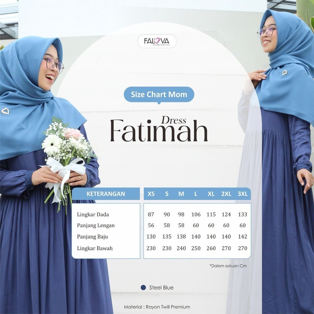 Jual FATIMAH DRESS BY FALOVA | Shopee Indonesia