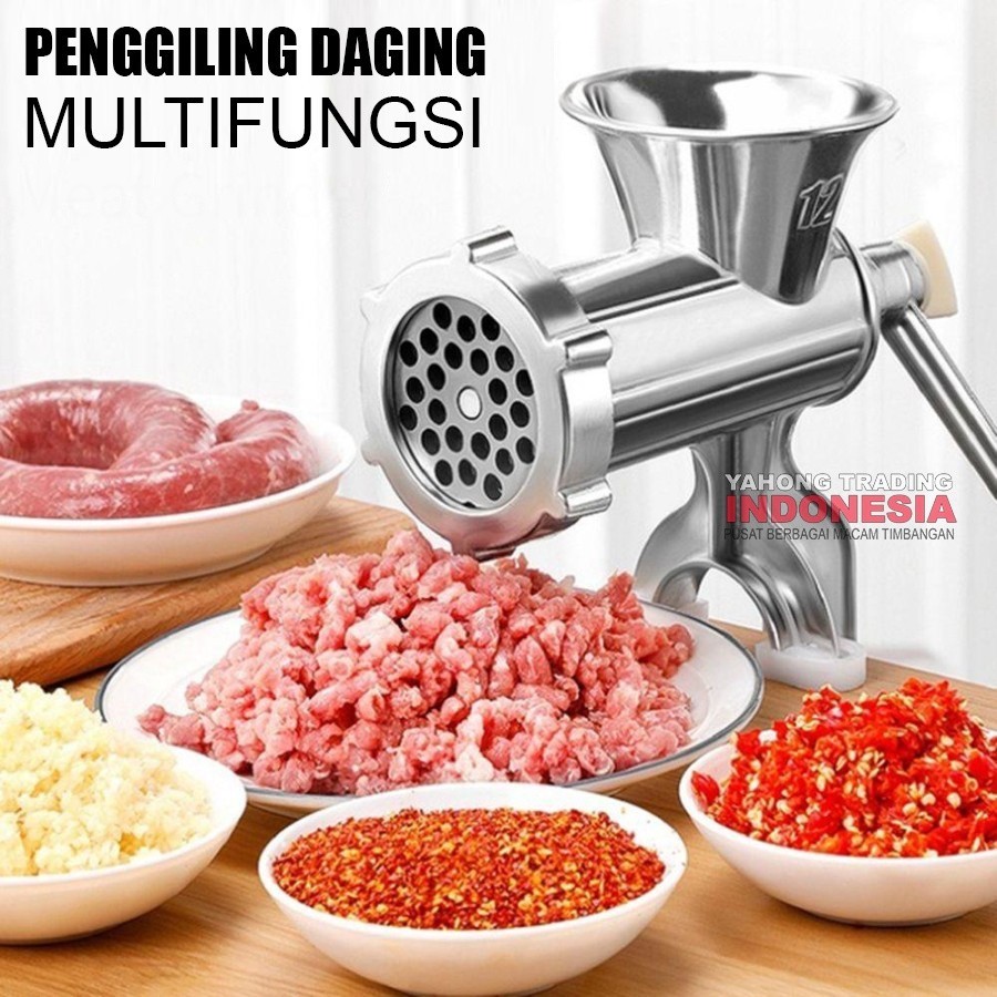 Jual Alat Penggiling Giling Daging Bumbu Biji Kacang Ikan Manual ...