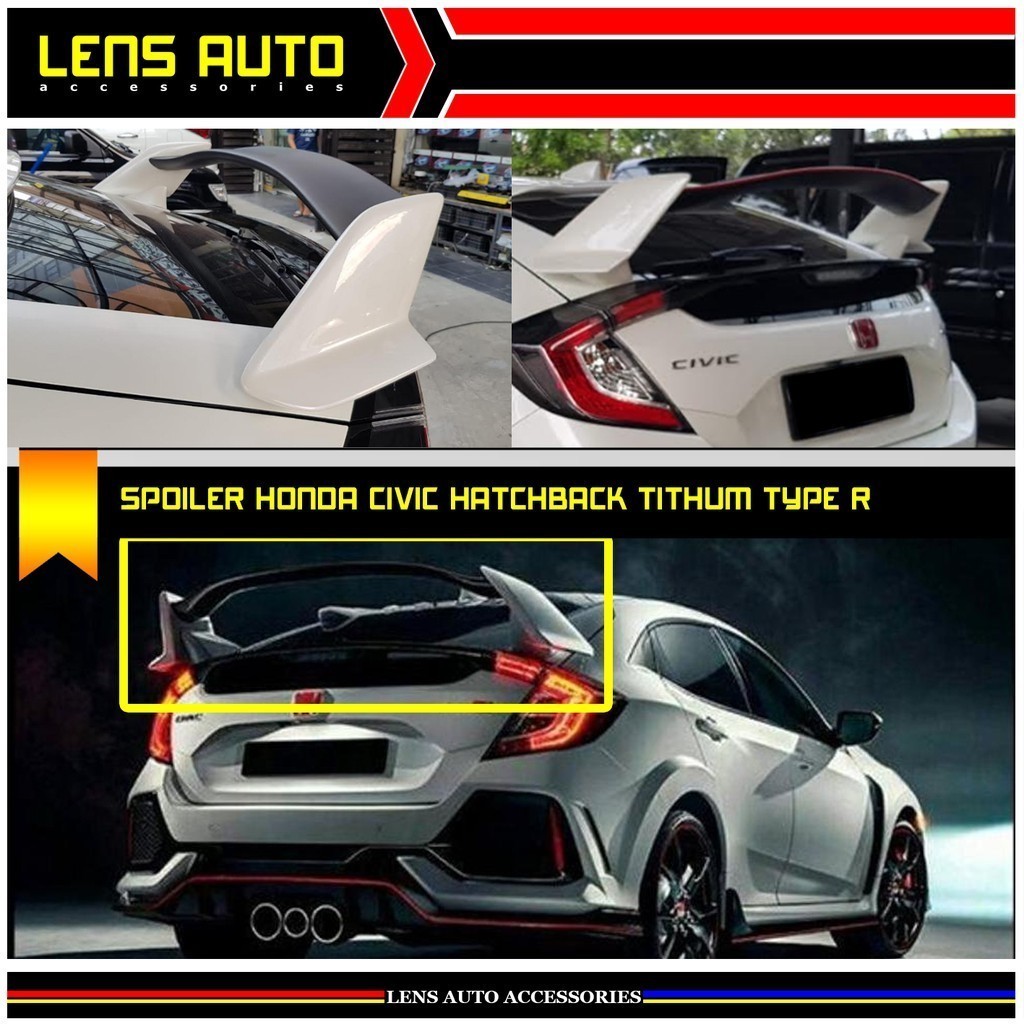 Jual Spoiler Civic Hatchback Type R | Shopee Indonesia