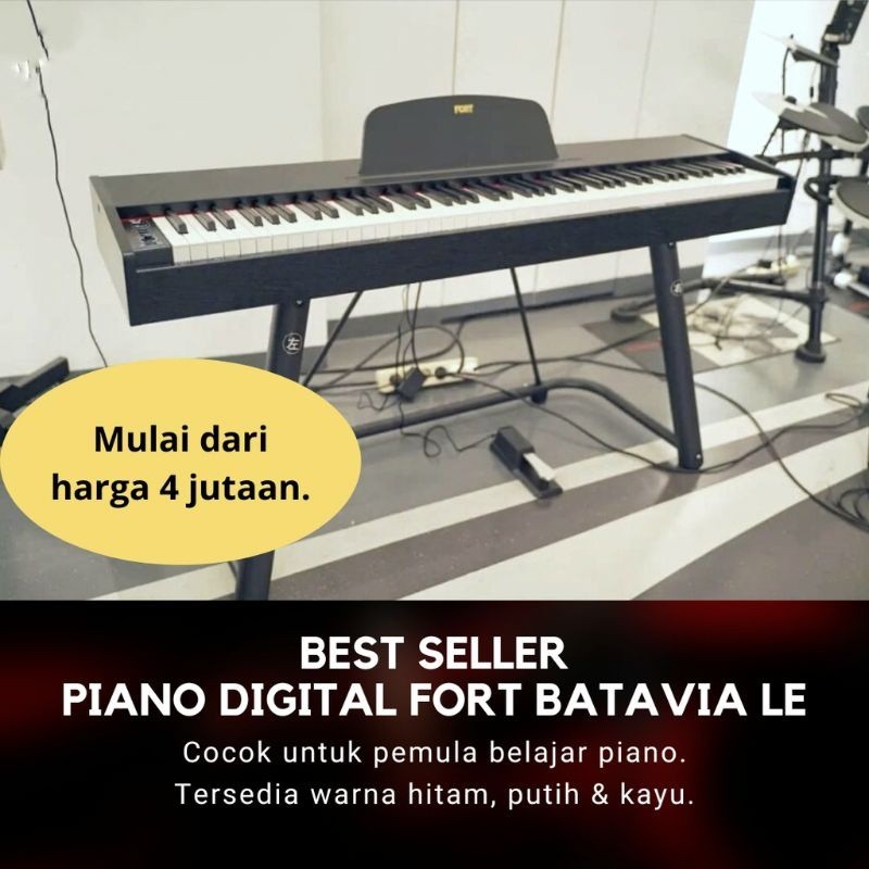 Jual Piano digital fort Batavia Le with stand/piano fort garansi resmi ...
